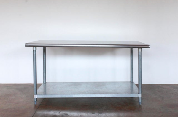 Industrial Style Stainless Steel Metal Work Tables – Nate Berkus